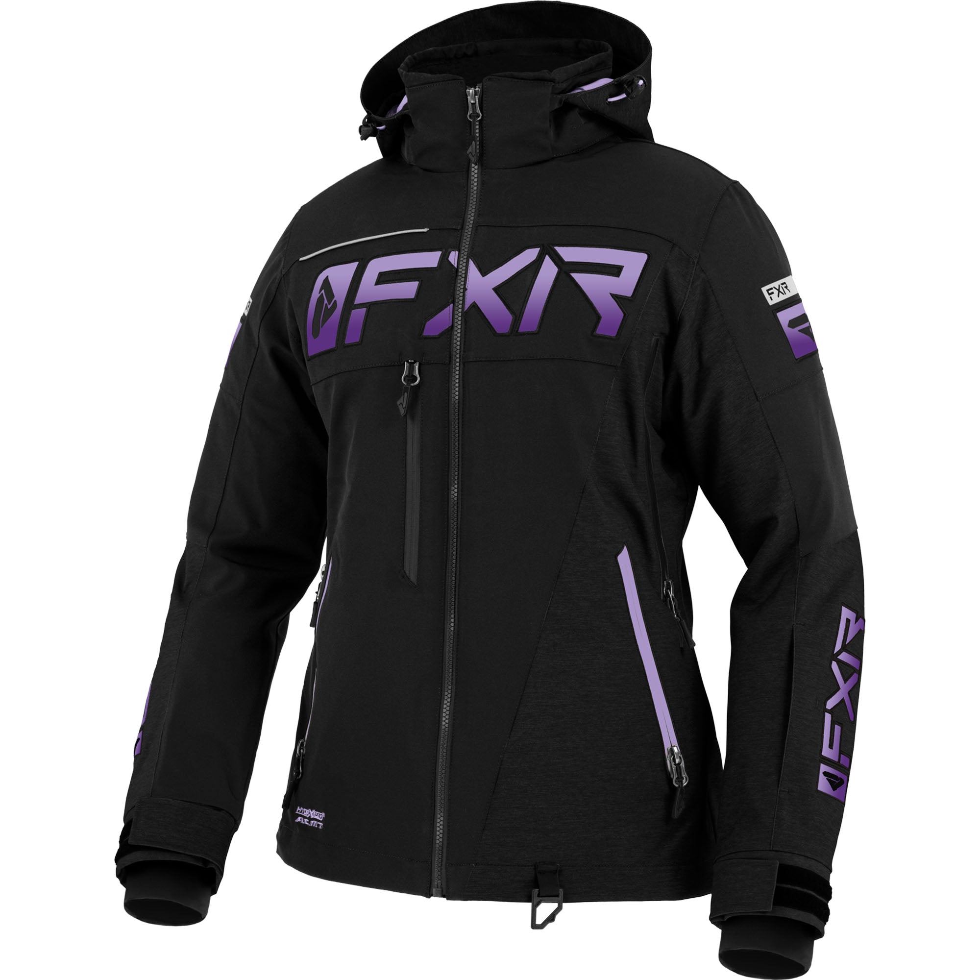 FXR Womens Ranger Snowmobile Jacket Black/Lilac Fade